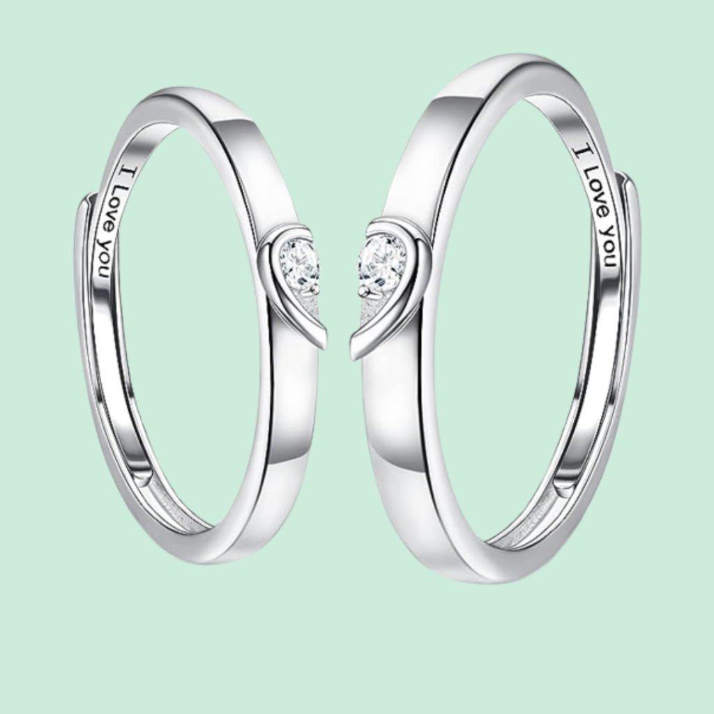 The Eternity Pledge Couple Rings – Divat